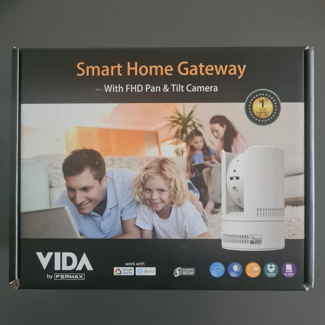 VIDA Smart Home Gateway with FHD Pan & Tilt Camera, TV & Home ...