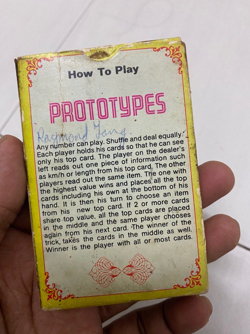 VINTAGE 80s Topcard PROTOTYPES CARS, Hobbies & Toys, Collectibles & Memorabilia, Vintage ...