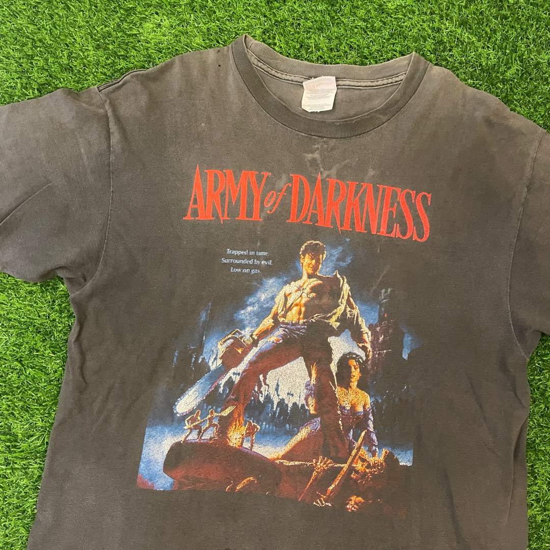 Vintage 90s Army of Darkness Movie Promo Horror Tee, Men's Fashion ...