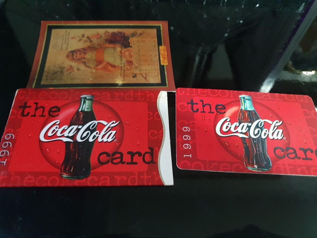 Vintage Coca Cola Card 1999, Hobbies & Toys, Memorabilia & Collectibles ...