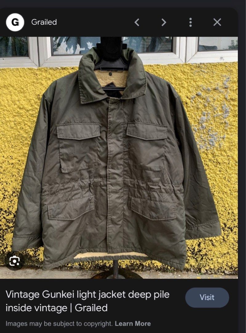 Vintage Gunkei Light Utility Worker Jacket, Men's Fashion, Coats, Jackets and Outerwear on Carousell