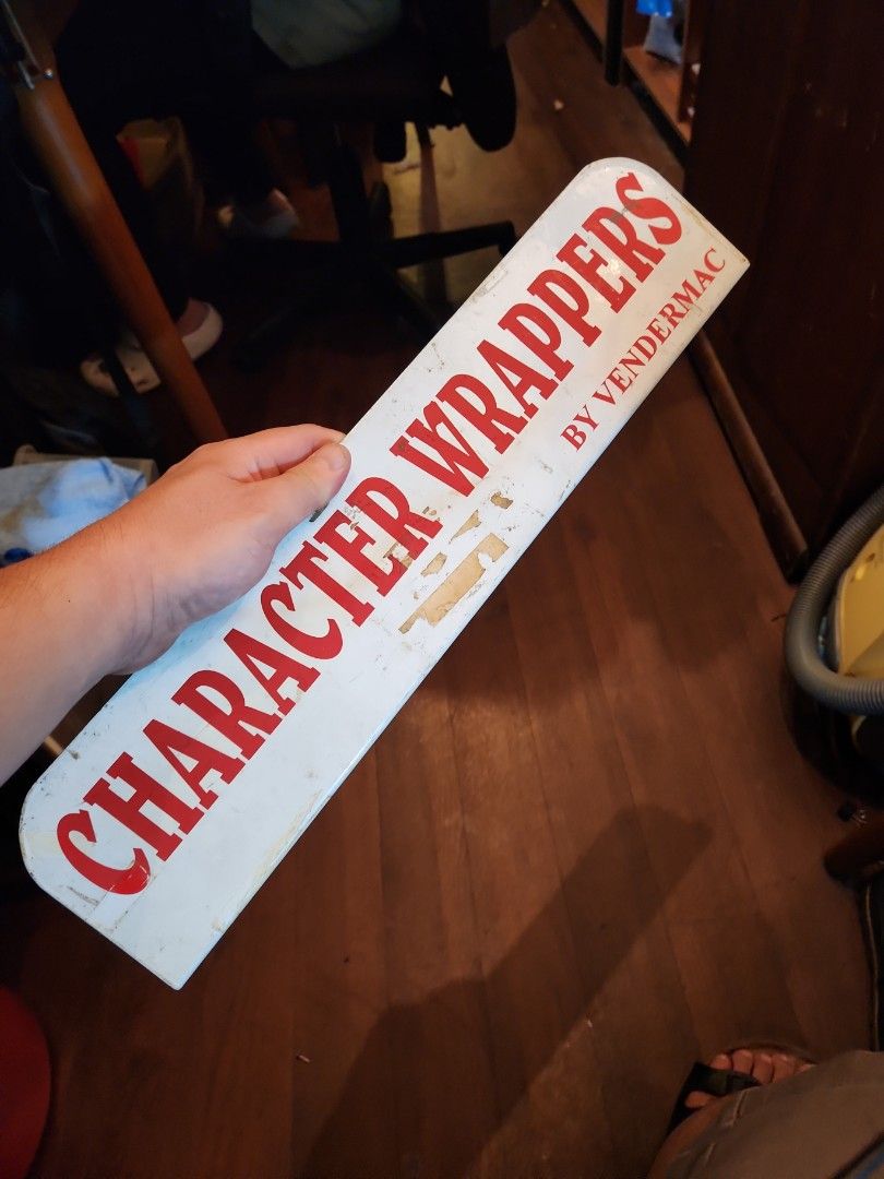Vintage Signage Character Wrappers Vendermac, Hobbies & Toys ...