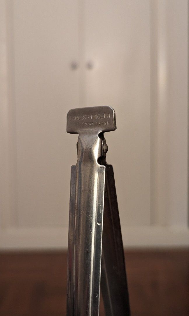 Vintage stainless darkroom pincette / print tong #3 (made in Japan), 攝影 ...