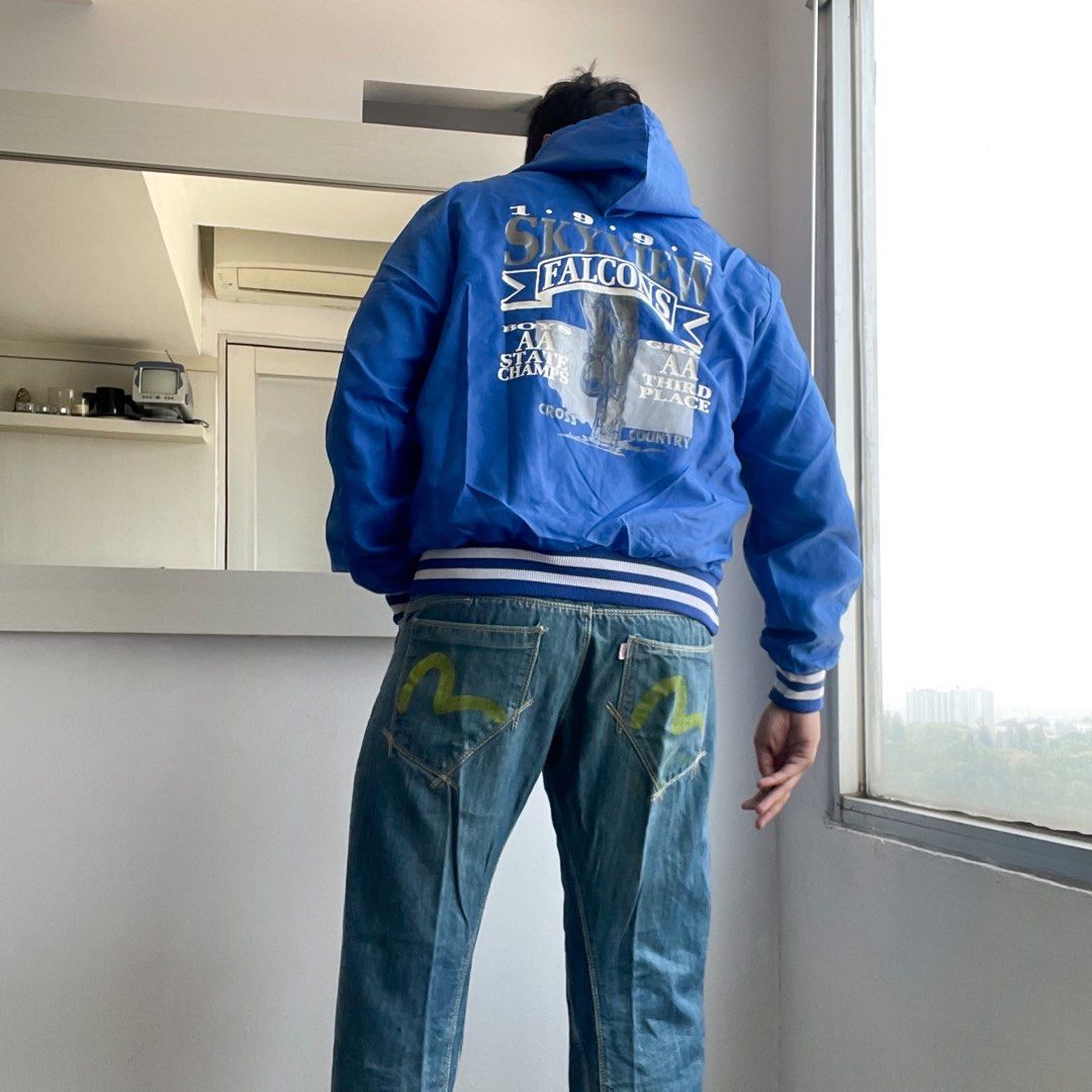 VINTAGE USA SKYVIEW FALCONS HOLLOWAY HOODIE - 1992, Fesyen Pria ...