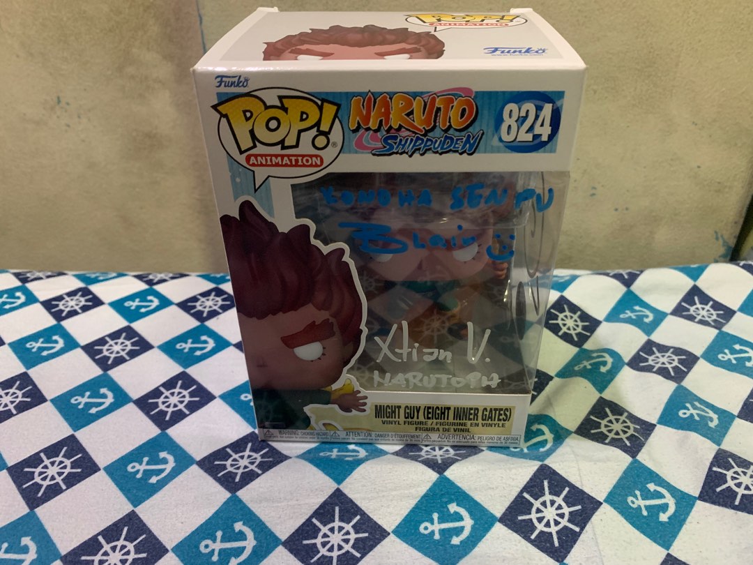 (WITH FREEBIE) MIGHT GUY 824 EIGHT INNER GATES SIGNED BY FILIPINO VA ...