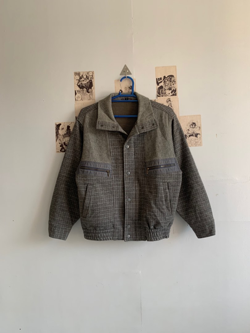 Wool Work Jacket, Men's Fashion, Coats, Jackets and Outerwear on Carousell