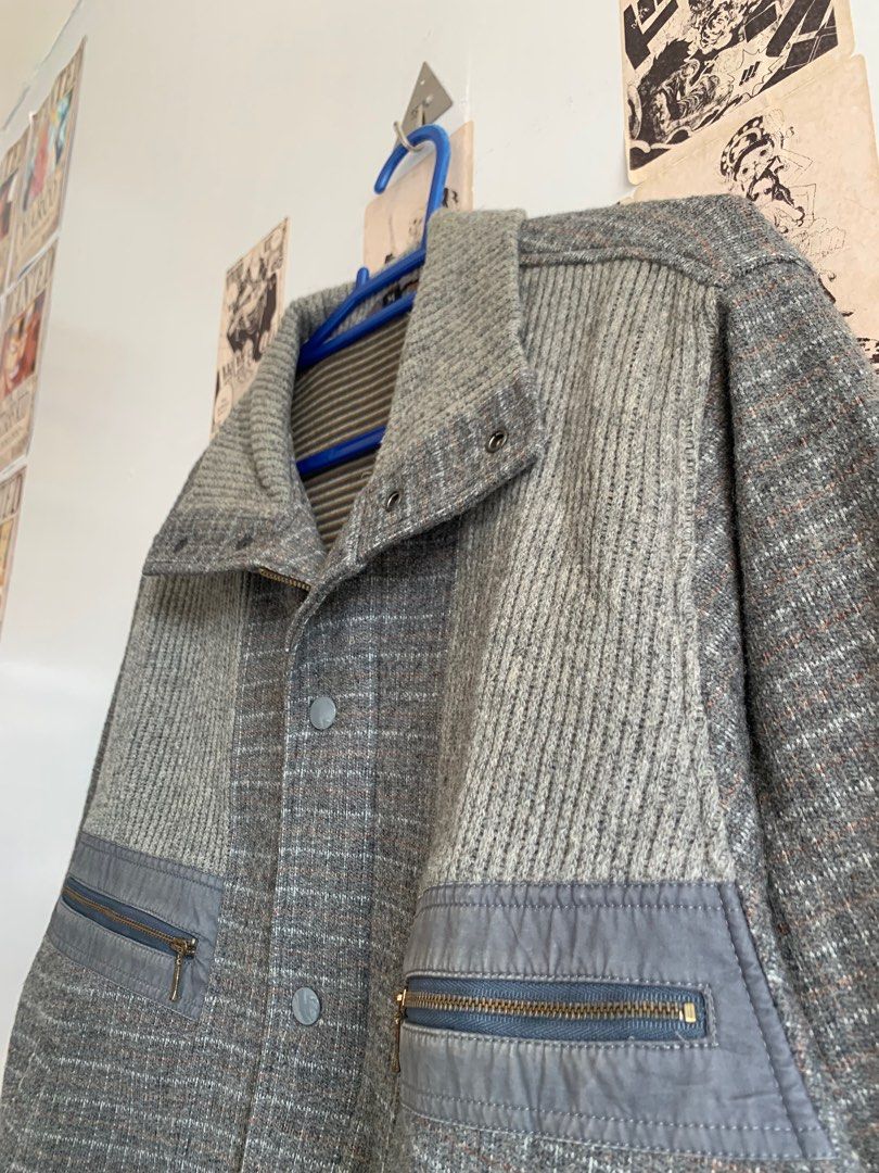 Wool Work Jacket, Men's Fashion, Coats, Jackets and Outerwear on Carousell