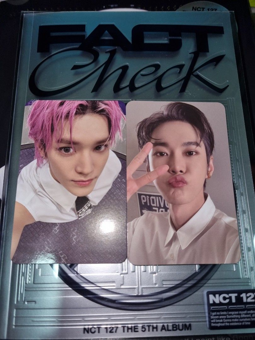 WTT NCT 127 fact check photocards doyoung taeyong mark, Hobbies & Toys ...