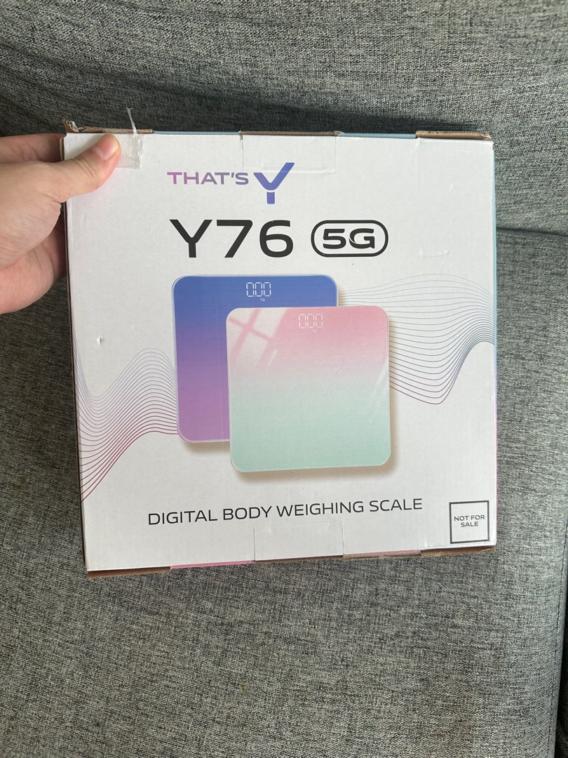 Y76 5G digital weighing scale, Health & Nutrition, Health Monitors ...