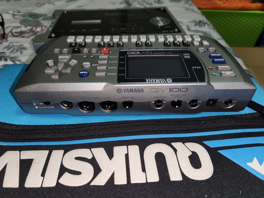 Yamaha QY100 music sequencer / sound engine, Hobbies & Toys, Music & Media, Musical Instruments ...