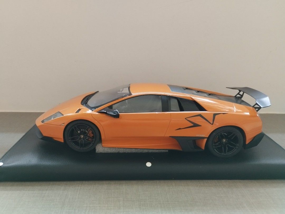 1/18 MR Models Lamborghini Murcielago LP670-4 SV Orange, Hobbies & Toys ...