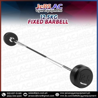12.5kg Fixed Barbell - Exercise gym equipment, Health & Nutrition ...