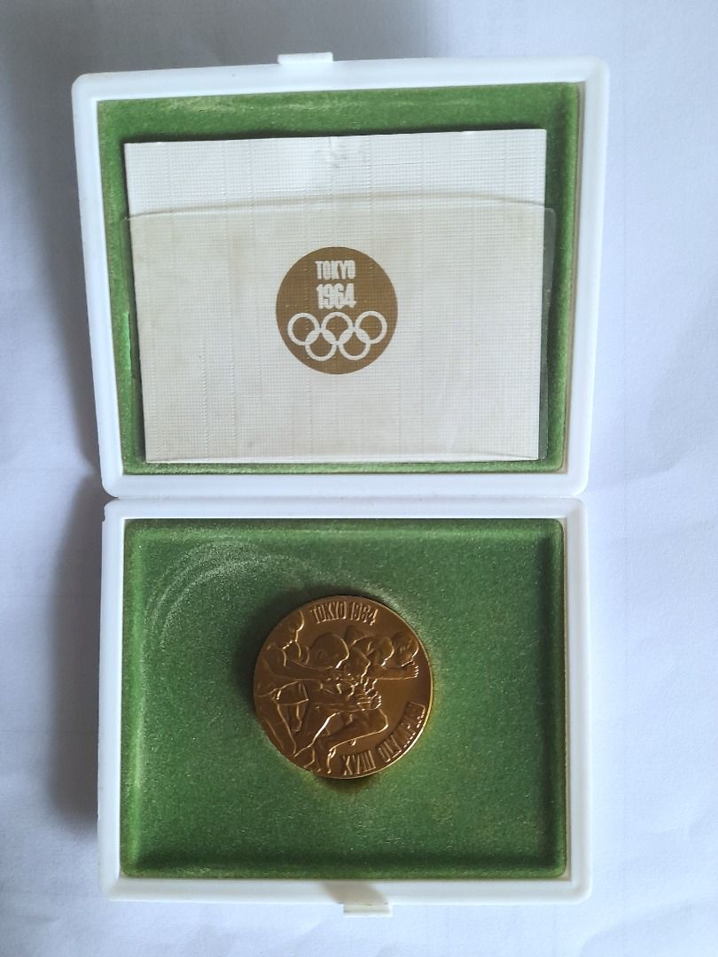 1964 Tokyo Olympics Commemorative Bronze Medal Coin, Hobbies & Toys ...