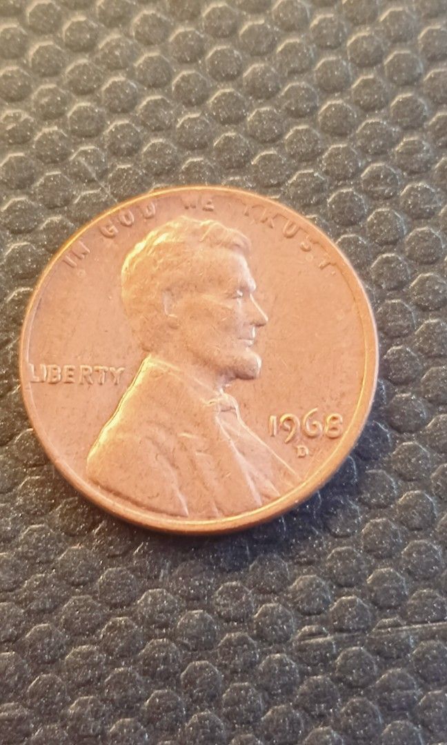 1968 copper penny, Hobbies & Toys, Memorabilia & Collectibles, Currency ...