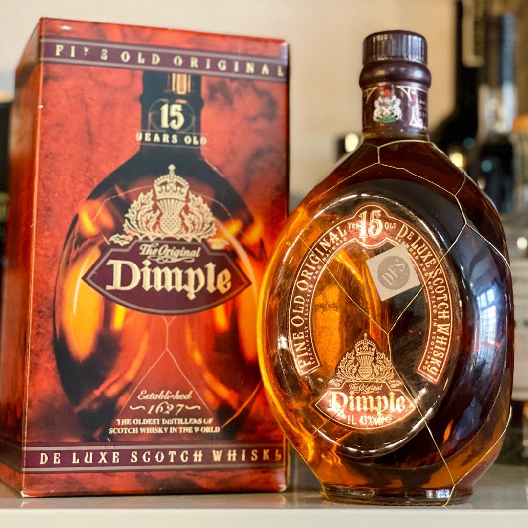 1L Dimple Whisky Haig Whisky 1990s 1000ml, Food & Drinks, Alcoholic ...