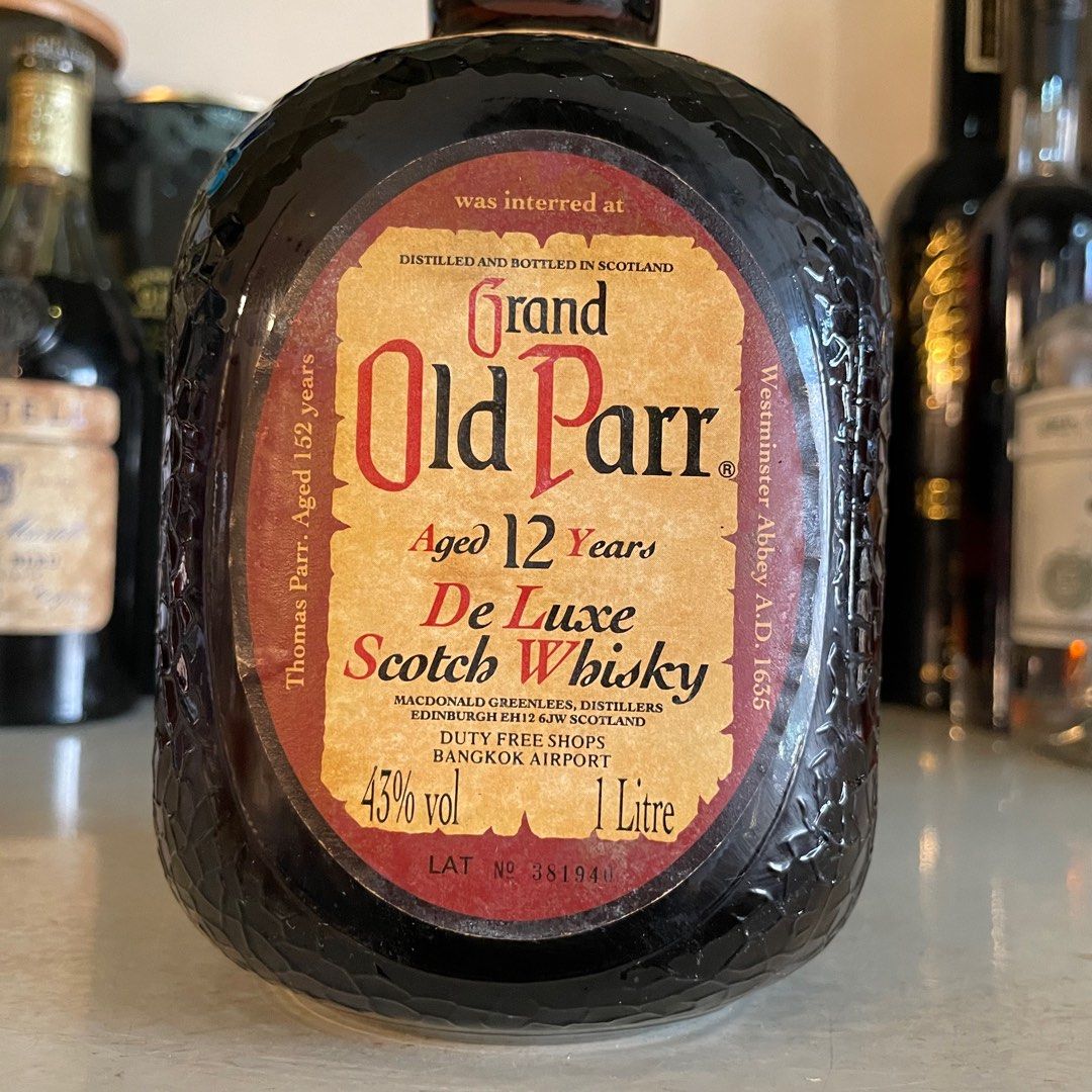 1L Old Parr 12 Whisky whiskey no box 43% ABV1000ml, Food & Drinks, Alcoholic Beverages on Carousell