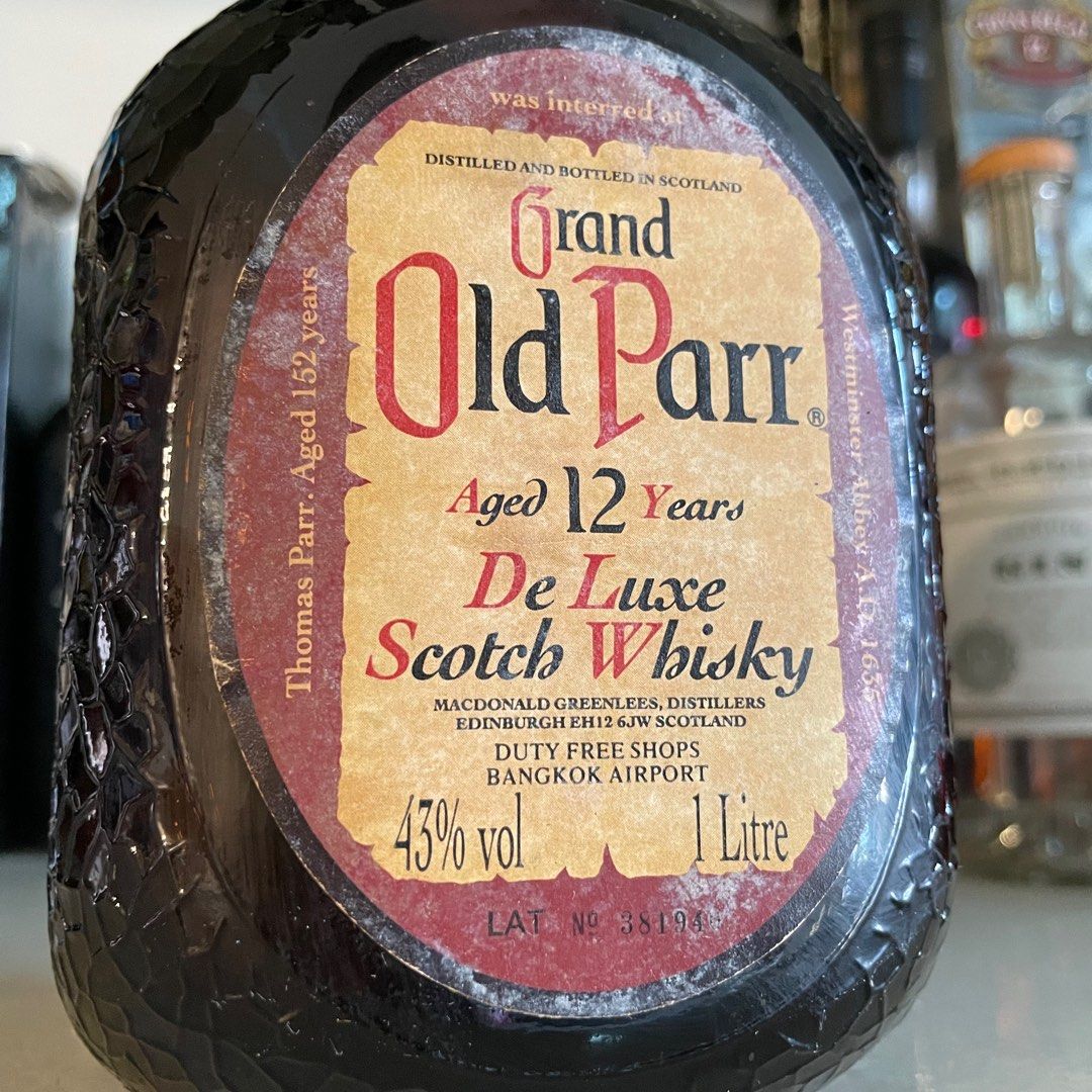 1L Old Parr 12 Whisky whiskey no box 43% ABV1000ml, Food & Drinks, Alcoholic Beverages on Carousell