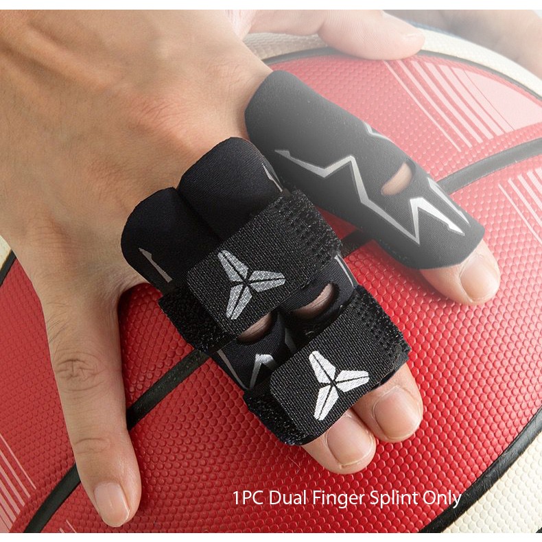 1Pc Dual Finger Splint Fully Covered Hold & Support 2 Fingers in place ...
