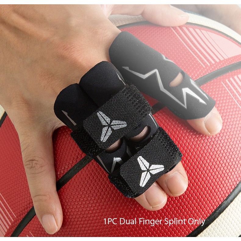 1Pc Dual Finger Splint Fully Covered Hold & Support 2 Fingers in place ...