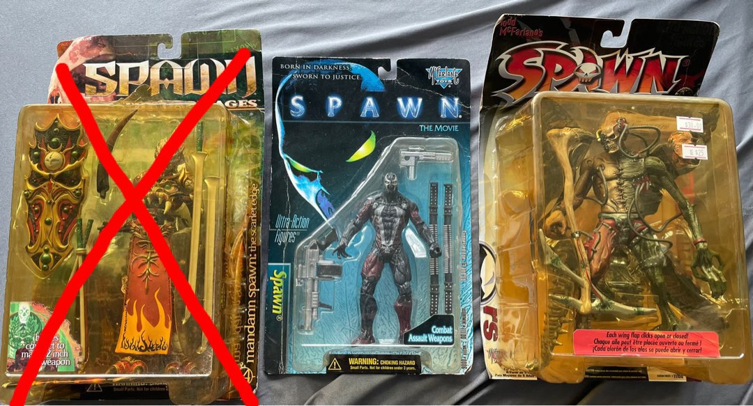 2 Pieces Original Todd McFarlane Spawn Series, Mandarin Spawn : The ...