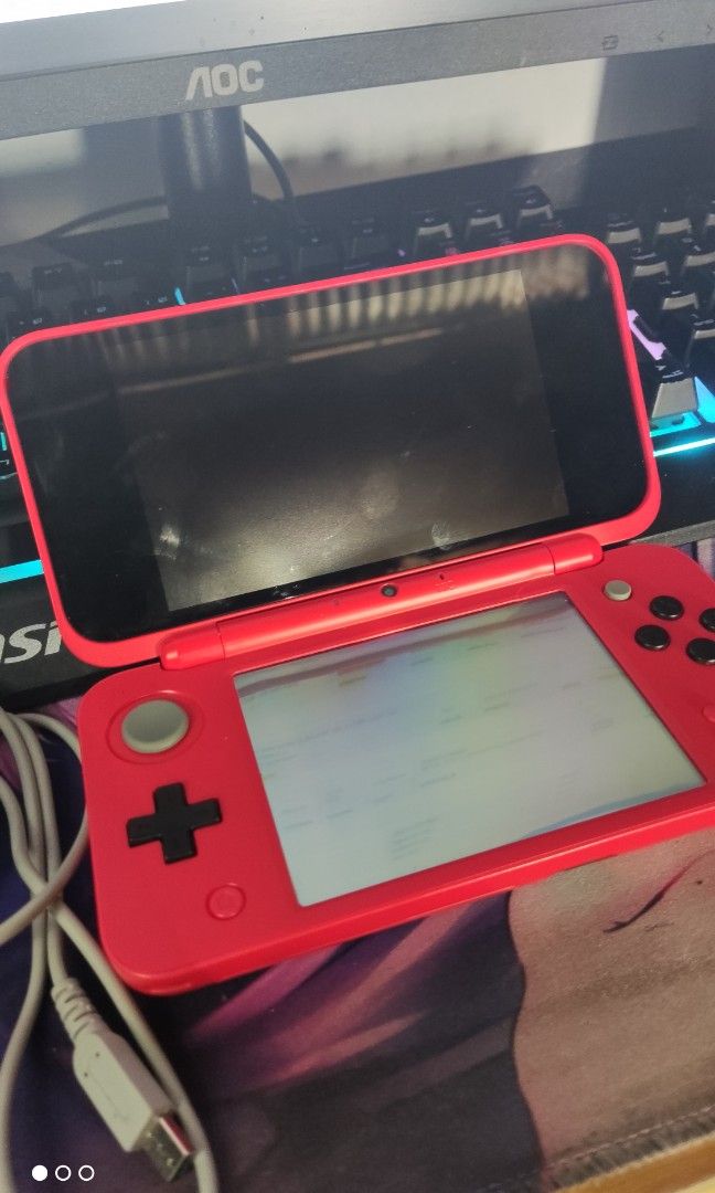 2DS Pokeball Limited Edition CFW full of Pokemon games, Video Gaming ...