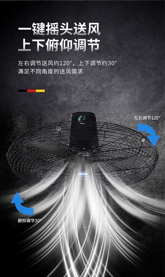 650mm Dia Industrial Fan, Furniture & Home Living, Lighting & Fans ...