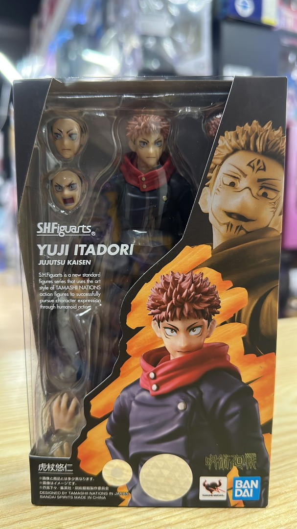 全新 Bandai S.H.Figuarts Shf Jujutsu Kaisen Yuji Itadori 咒術迴戰 虎杖悠仁, 興趣及遊戲 ...