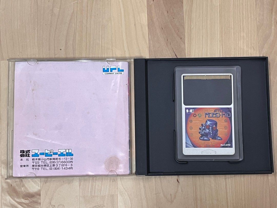日版 PCE PC ENGINE HU CARD ATOMIC ROBO KID SPECIAL 原子能機器小子 橫向機械人動作射擊遊戲 ...
