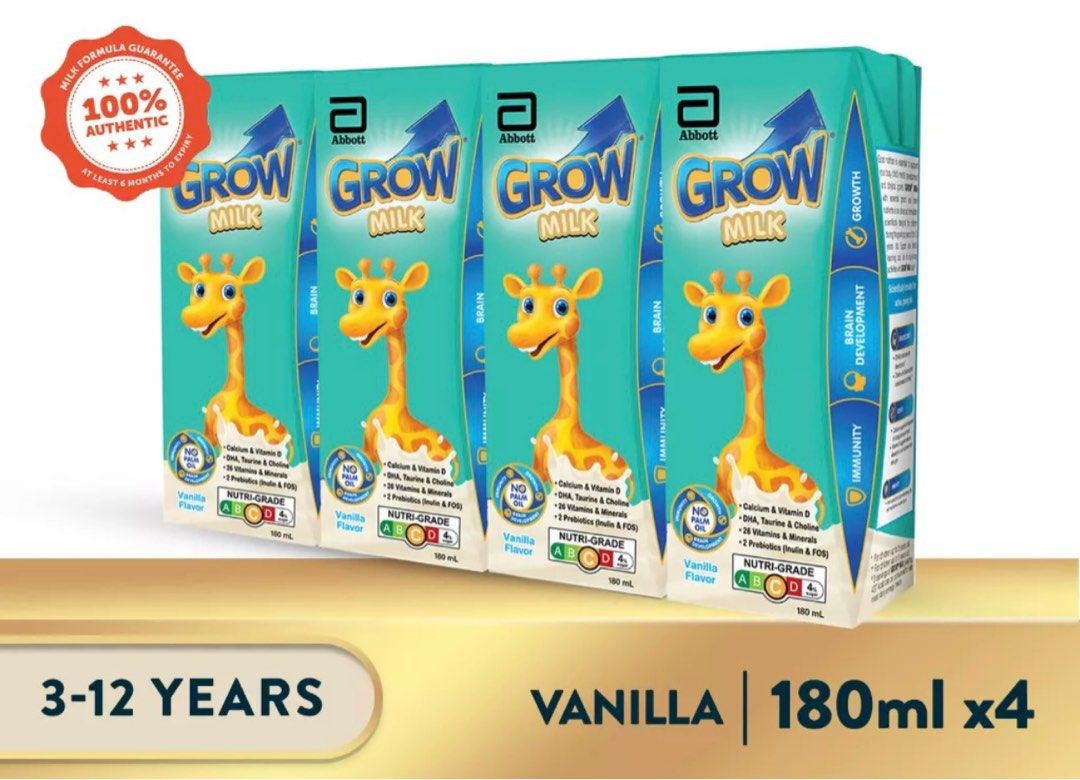 ABBOTT Grow Milk Packet, Food & Drinks, Packaged & Instant Food on ...