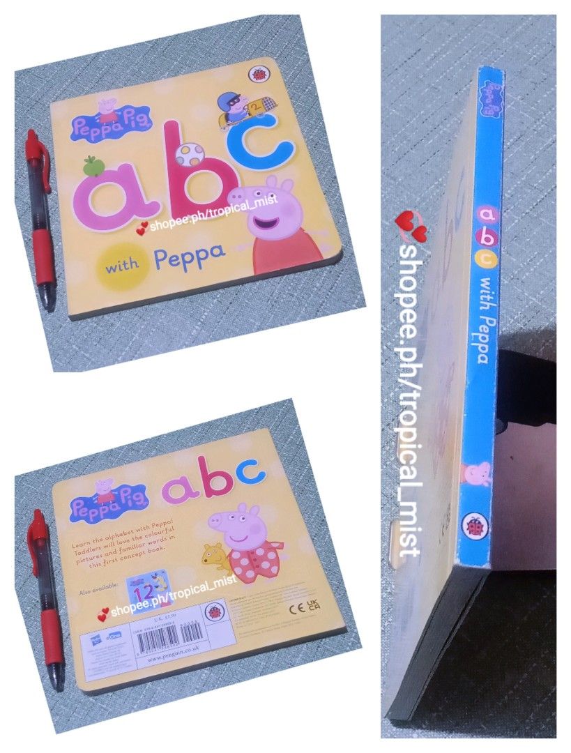 ABC with Peppa - Board Book, Hobbies & Toys, Books & Magazines ...