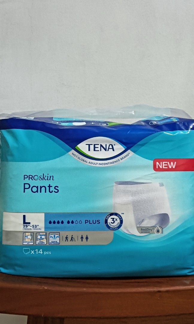 Adult Diapers Tena Pants size L, Health & Nutrition, Assistive & Rehabilatory Aids, Adult ...
