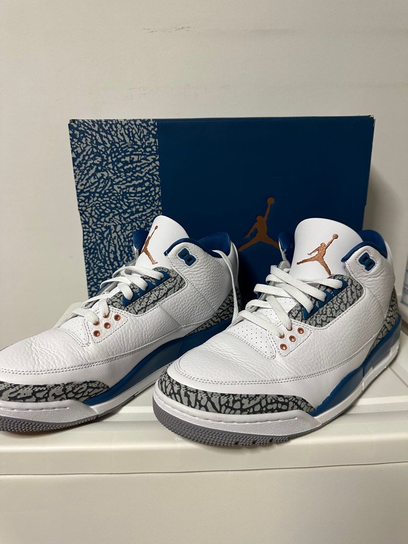 Air Jordan 3 retro wizards, Men's Fashion, Footwear, Sneakers on Carousell