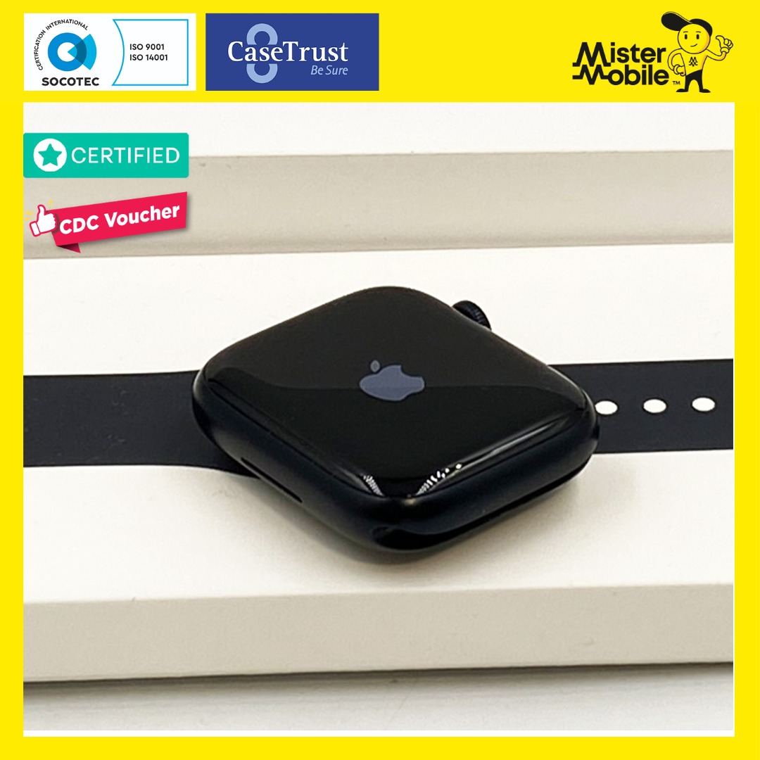 Apple Watch Series 8 45 45MM GPS only Midnight Aluminum Case With ...