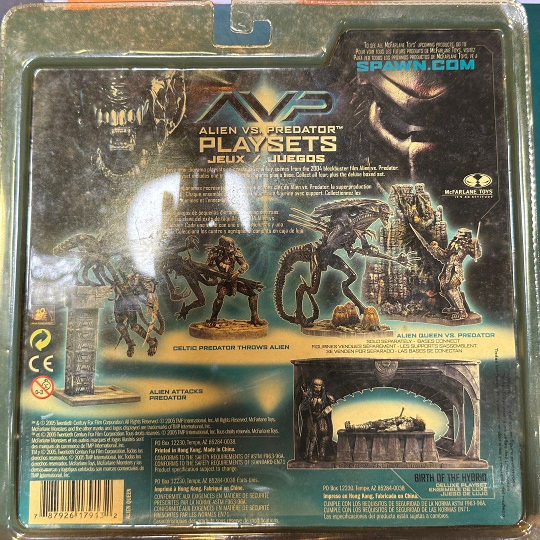AVP ALIEN VS PREDATOR QUEEN Figure 皇后 異形 異獸戰 血獸 8”高 McFarland Toys 1盒 ...
