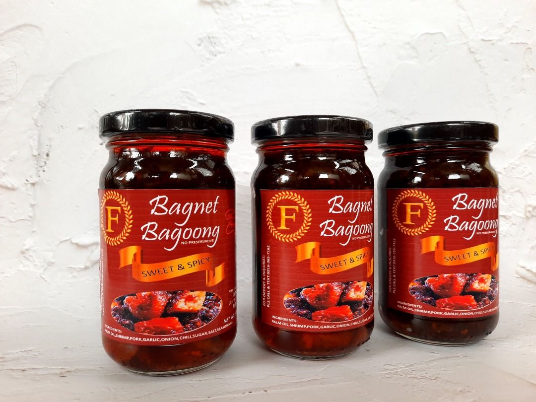 24BOTTLES/1BOX BAGNET BAGOONG-SISIG BAGOONG-PLAIN BAGOONG, Food ...