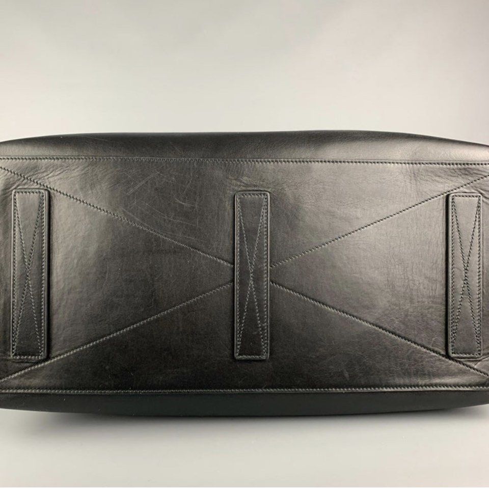 BALLY - Black Leather Rectangle Duffle Bag ( Price still negotiable ...