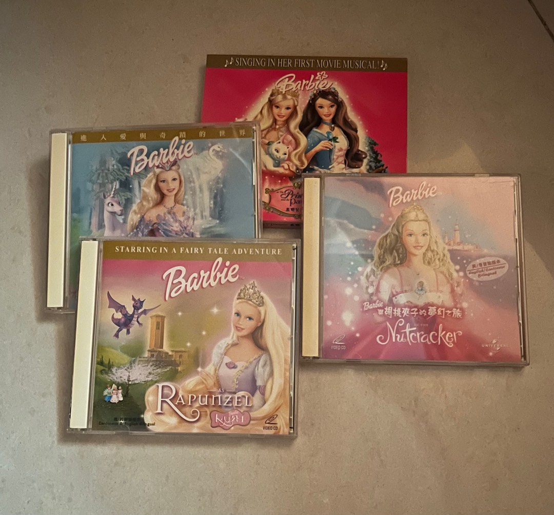 Barbie VCD, 興趣及遊戲, 音樂、樂器 & 配件, 音樂與媒體 - CD 及 DVD - Carousell