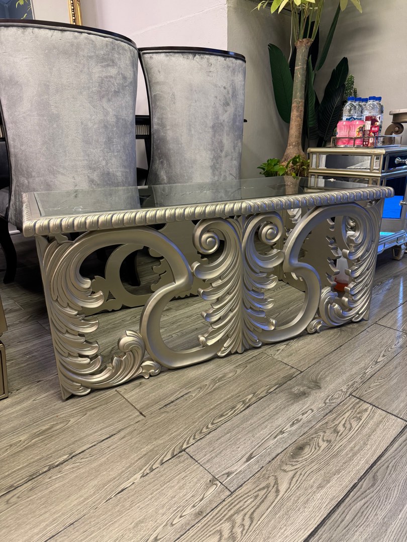 Baroque scroll coffee table | Victorian coffee table, Furniture & Home ...