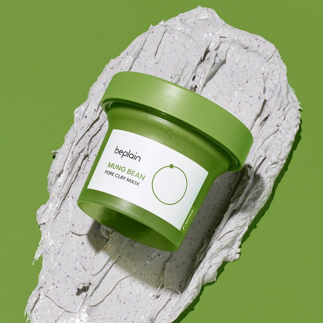 Beplain Mung Bean Pore Clay Mask 120mL, Beauty & Personal Care, Face ...