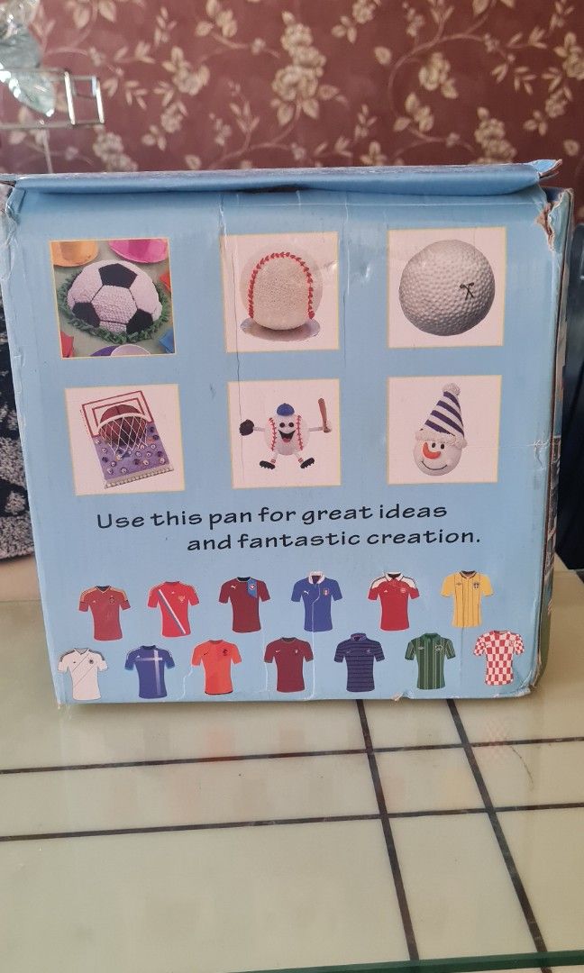 Soccer Ball Pan Cake Mould, Announcements on Carousell