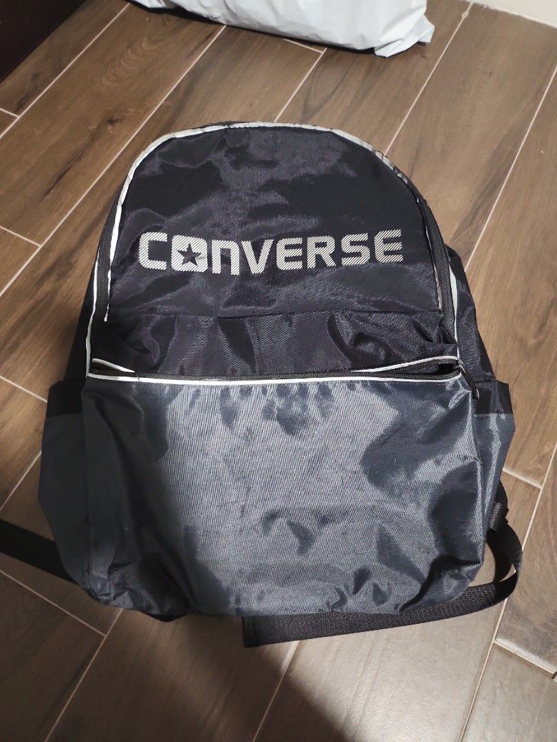Black converse backpack, Men's Fashion, Bags, Backpacks on Carousell