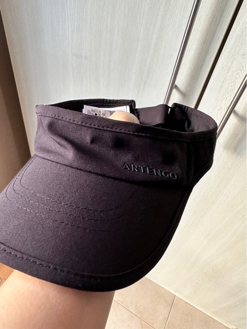 Black Visor From Decathlon Mens Fashion Watches And Accessories Caps