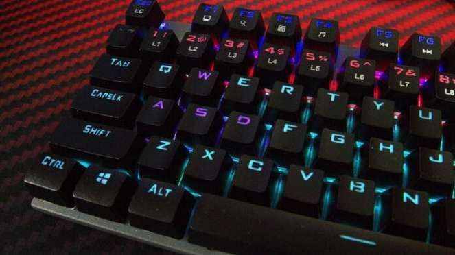 Bnew Galax aka kfa2 stealth mechanical keyboard blue switch store ...