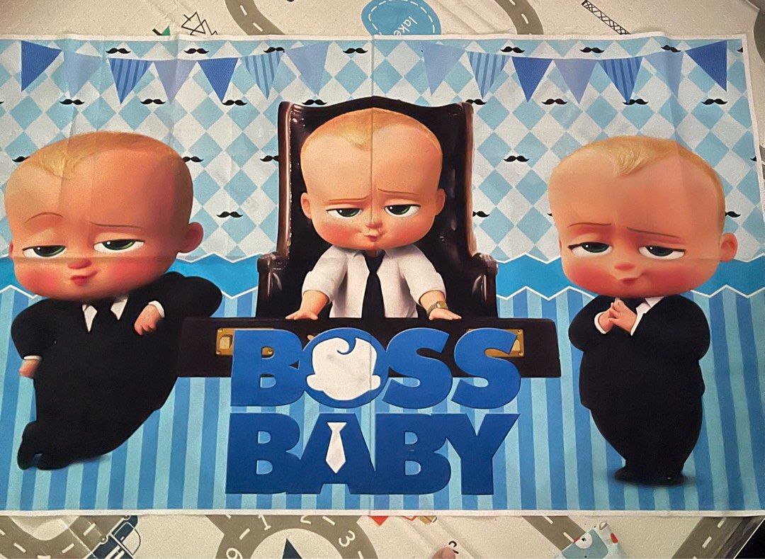 Boss baby banner, Everything Else on Carousell