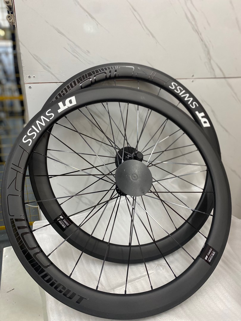 BRAND NEW BRANDLESS CARBON WHEELSET 50MM WITH DT SWISS ARC 1100 DECAL ...