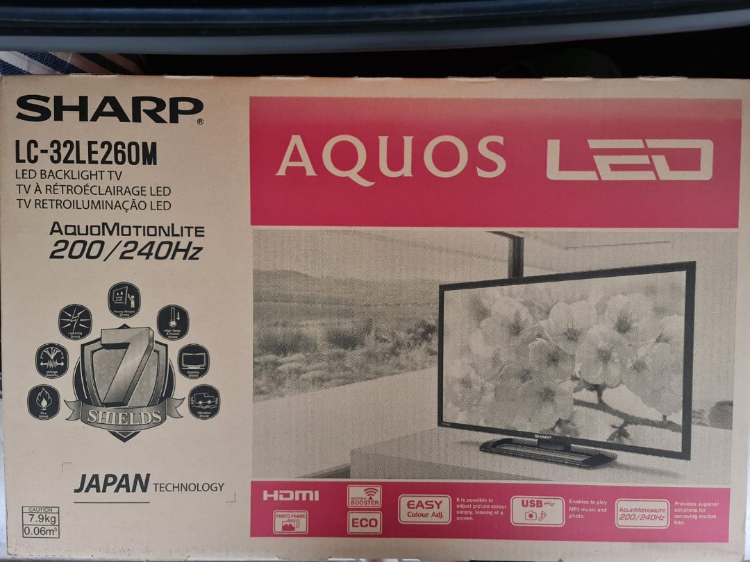 Brand new Sharp 32" LED TV, TV & Home Appliances, TV & Entertainment ...