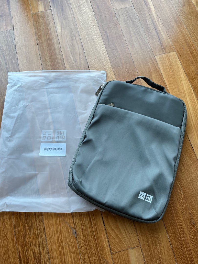 BRAND NEW UNIQLO LAPTOP BAG IN GREY, Computers & Tech, Parts ...
