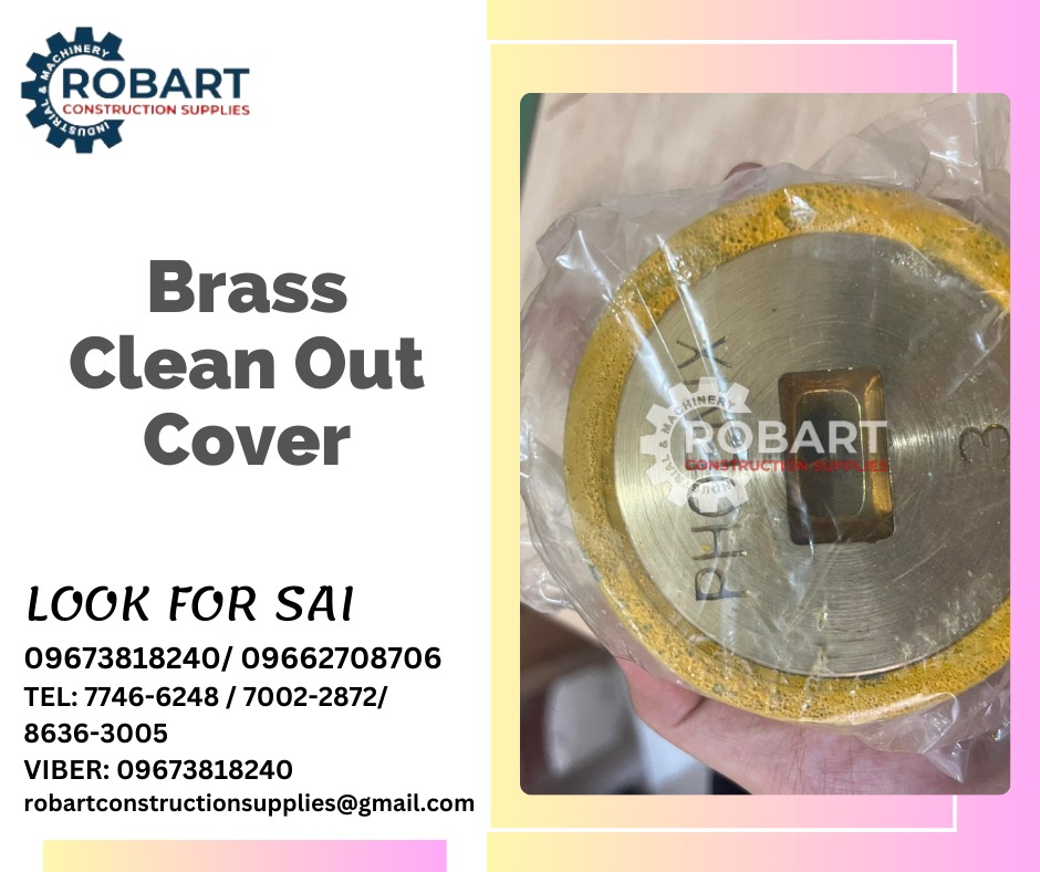 Brass Clean Out Cover, Commercial & Industrial, Construction Tools ...