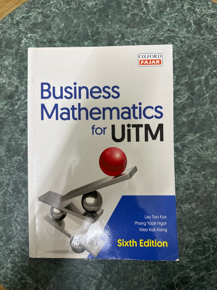 Business Mathematics for UiTM Sixth Edition, Hobbies & Toys, Books ...