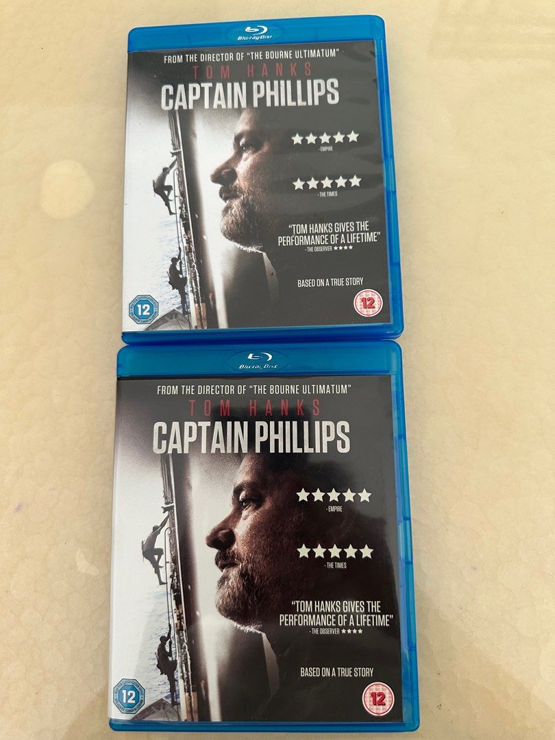 Captain Philips Blu Ray, Hobbies & Toys, Music & Media, CDs & DVDs on Carousell
